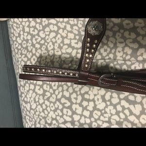 Other | Horse Tack Pretty Brown Tack Set With Stones | Poshmark